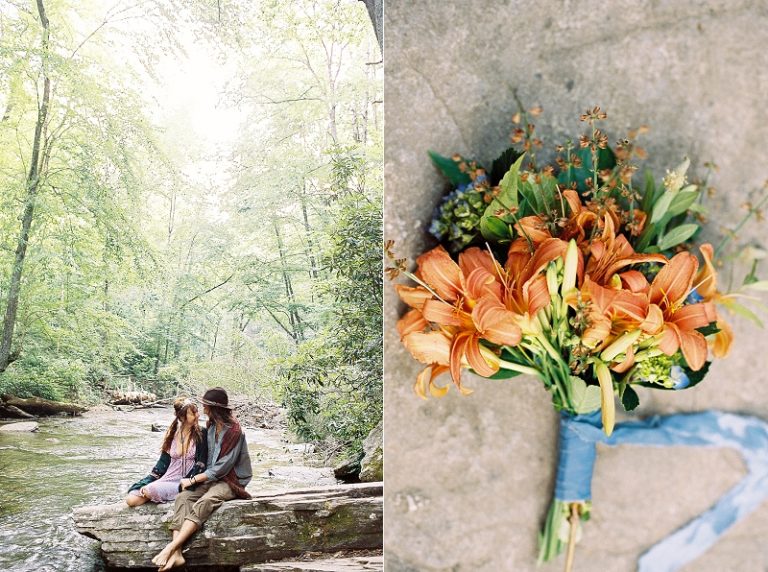 A Couple's Session at Looking Glass Falls | Chris + Lucy