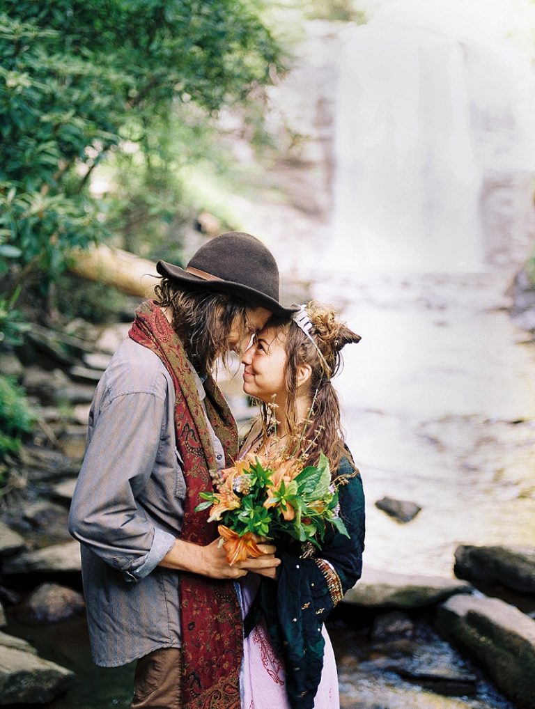 A Couple's Session at Looking Glass Falls | Chris + Lucy