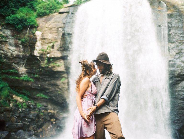 A Couple's Session at Looking Glass Falls | Chris + Lucy