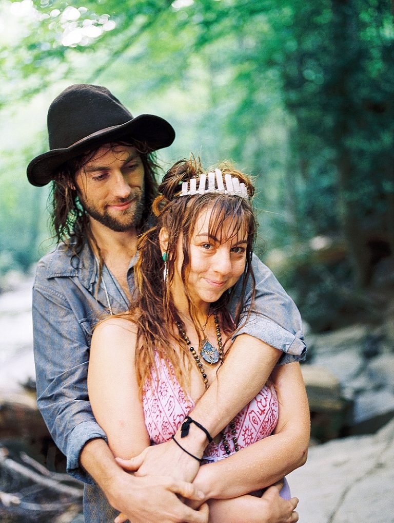 A Couple's Session at Looking Glass Falls | Chris + Lucy