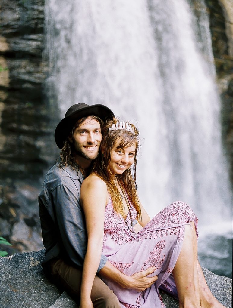 A Couple's Session at Looking Glass Falls | Chris + Lucy
